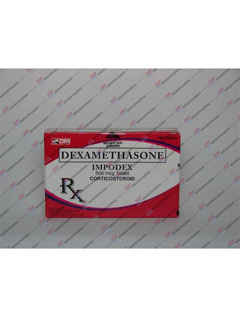 Dexamethasone 500mcg Tablet Impodex 320c Ve