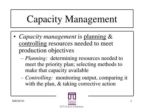 PPT Capacity Management PowerPoint Presentation Free Download ID 4797501