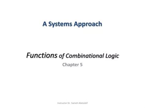 Ppt Functions Of Combinational Logic Powerpoint Presentation Free Download Id2634161