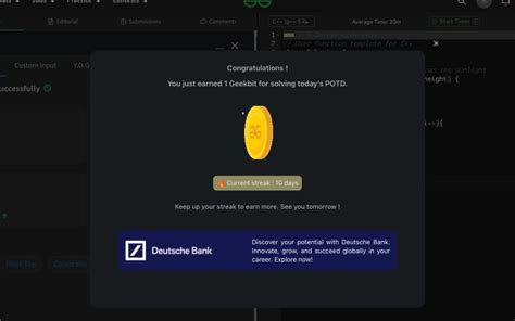 Anchal Malik On Linkedin 21daycodingchallenge Geekstreak2024 Geeksforgeeks Deutschebank