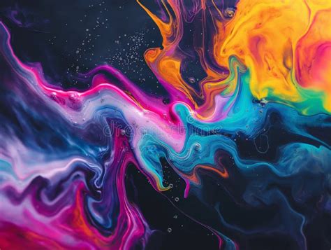 Vibrant Fluid Art Patterns Stock Image Image Of Dynamic 312634203