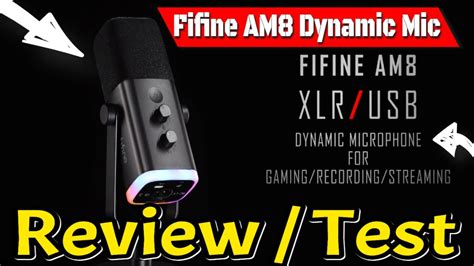 🔴 Fifine Am8 Review Watch In 4k Youtube
