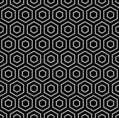 Hexagons Texture Seamless Geometric Pattern Stock Vector Illustration Of Fancy Decorative