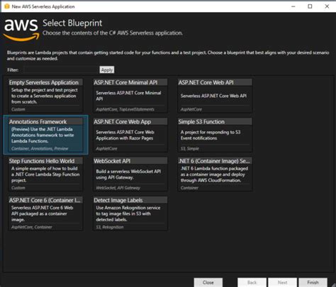 Net Annotations Lambda Framework を使って Net 6 のサーバーレス Api を作成する