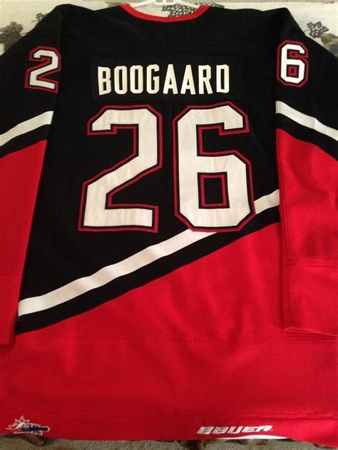 Just Added Derek Boogaard Gameworn Jersey 99 00 Prince George Cougars W Extensions Added To
