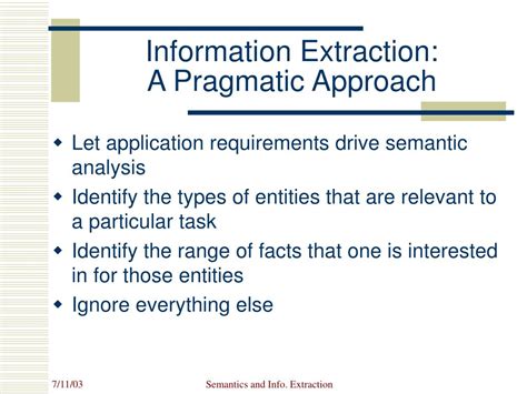 Ppt Semantics And Information Extraction Powerpoint Presentation