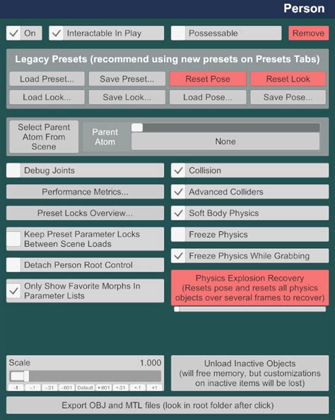 Control Physics VaM Japan