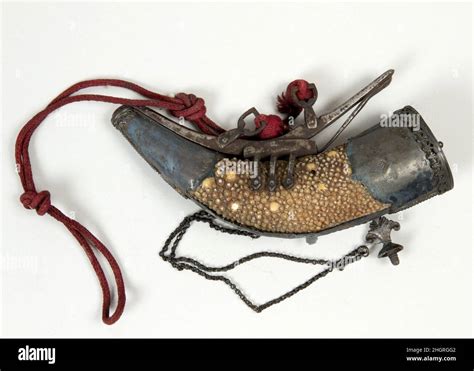 Primer With Cord 18th Century Turkish Primer With Cord Turkish 18th Century Silver Lizard