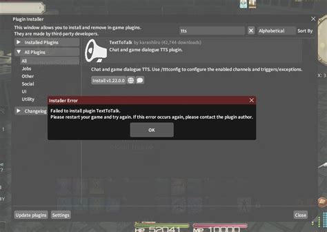 System Net Load Errors During Installation Issue Karashiiro TextToTalk GitHub