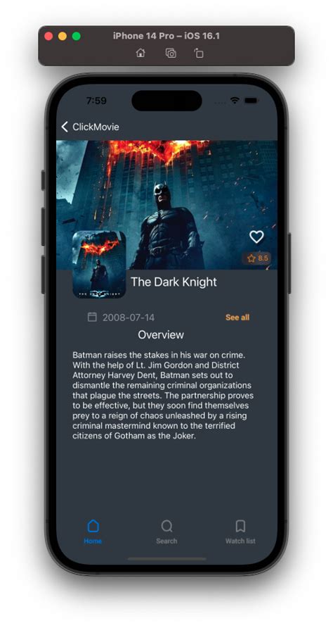 github ekremalkn movieapp i created tab bar for switch between main scenes i coded with mvvm