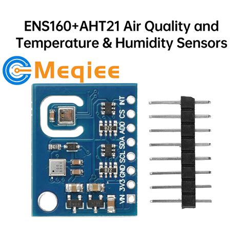 Ens160 Aht21 Carbon Dioxide Co2 Eco2 Tvoc Air Quality And Temperature And Humidity Sensor Module