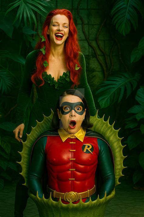 Robin Captured By Poison Ivy By Chaosreborn777 On Deviantart