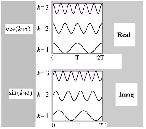 1 Basis Functions Of The Fourier Transform Download Scientific Diagram