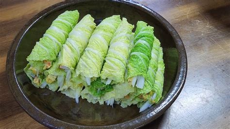 저녁으로 밥대신 배추를 이렇게 만들어 먹었더니 살도 안찌고 맛있어서 가족들이 건강합니다단백질 가득한 배추말이 The Cabbage Roll Full Of Protein