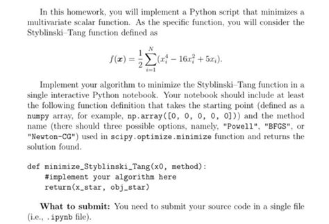 In This Homework You Will Implement A Python Script