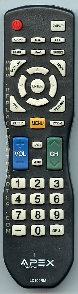 Buy Apex LD100RM TV TV Remote Control