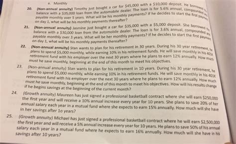 Solved Problem What EXCEL Formula Can You Use To Solve Chegg Com