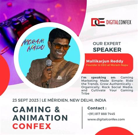 Mallikarjun Reddy On Linkedin I Am Speaking At Digitalconfex This Saturday Topic Gaming