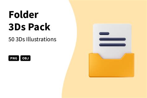 Folder 3d Icon Pack 50 Free Download Files And Folders 3d Icons Iconscout