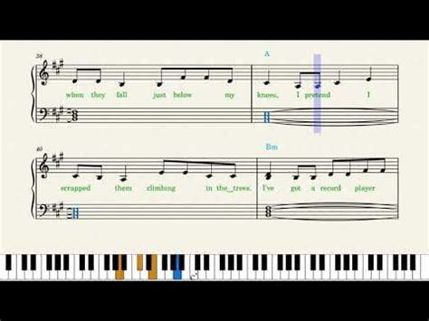 ⏯ Ajr And Daisy The Great — Record Player Piano Sheet Music Youtube