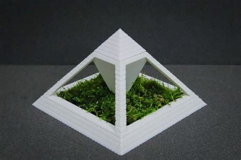 Planter Of The Ancient Egyptian Pyramid 3d Printer Model Download Free