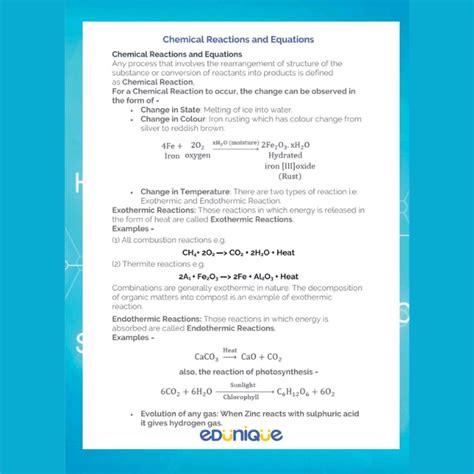 Science Flow Charts And Summaries EduNique