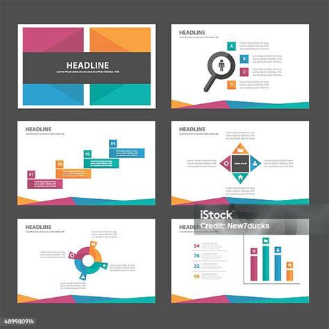 색상화 인포그래픽 요소 프레젠테이션 견본을 평편 디자인식 설정 0명에 대한 스톡 벡터 아트 및 기타 이미지 0명 2015년