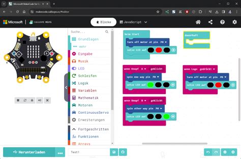 Calliope Mini 3 Tutorial 360° Servomotor Mit Makecode Programmieren