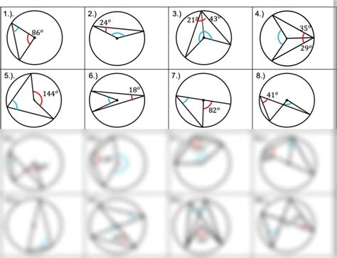 Solution All Circle Theorems 16 Circle Theorems Studypool