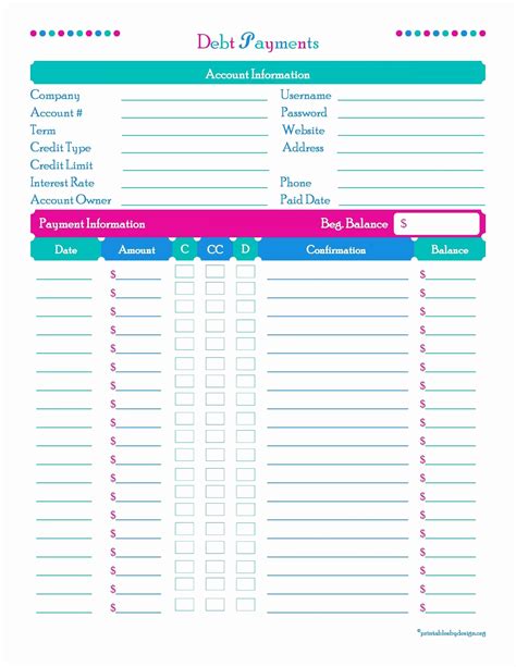 50 Unique Debt Consolidation Excel Spreadsheet Documents Ideas