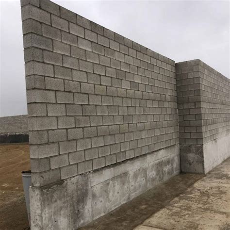 Muros De Bloques De Concreto Sector Industrial Bloques Constructora