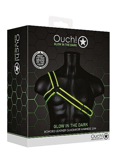 Ouch Glow Gladiator Harness Amazing Intimate Essentials