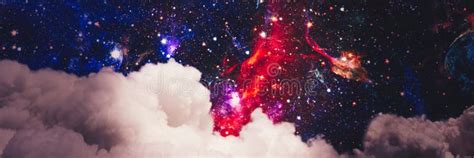 Night Sky With Clouds And Stars Fantasy In High Resolution Ideal For