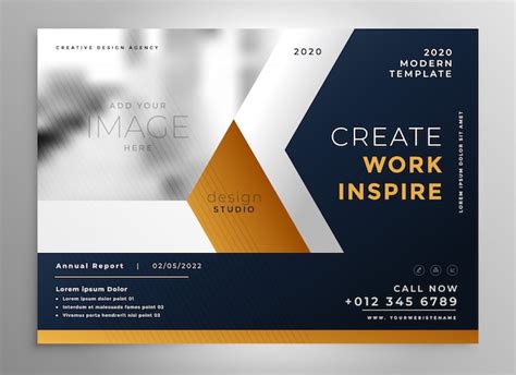 현대 비즈니스 브로슈어 서식 파일 디자인 무료 벡터