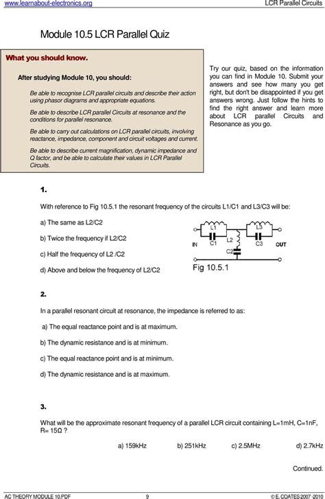 Dynamic Impedance Of Parallel Resonant Circuit Circuit Diagram
