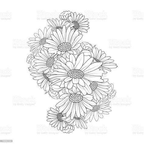 Simple Daisy Drawing