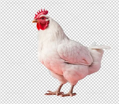 عکس Png مرغ سفید گرافیک با طعم تربچه