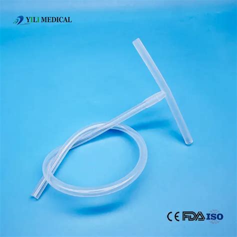 Medical Instrument Drainage Tube Silicone Flat Fluted Drain Tube