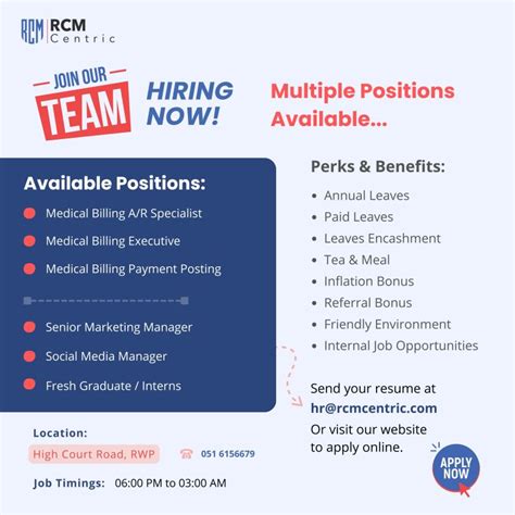 Rcm Centric On Linkedin Careeer Rcmcentric Jobs Newjobs Hiring