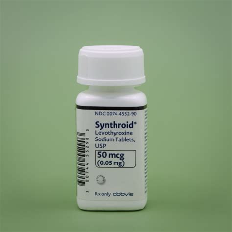 Synthroid® 50mcg Tablets Thyroid Hormone Medication Fast And Online