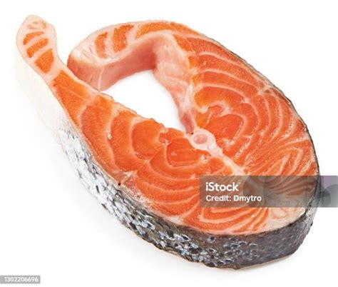 생선 조각 연어 송어 스테이크 흰색 배경에 고립 클리핑 경로 필드의 전체 깊이 0명에 대한 스톡 사진 및 기타 이미지 0명 건강한 생활방식 고기 Istock