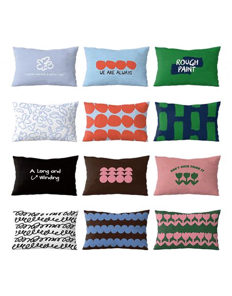 레터링 믹스매치 디자인 코디 패턴 고밀도 60수 워싱 사계절 베개커버 50x70 18colors 에이블리
