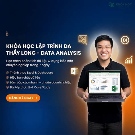Khóa Học Lập Trình Da Thầy Long Học Data Analysis Mới Nhất
