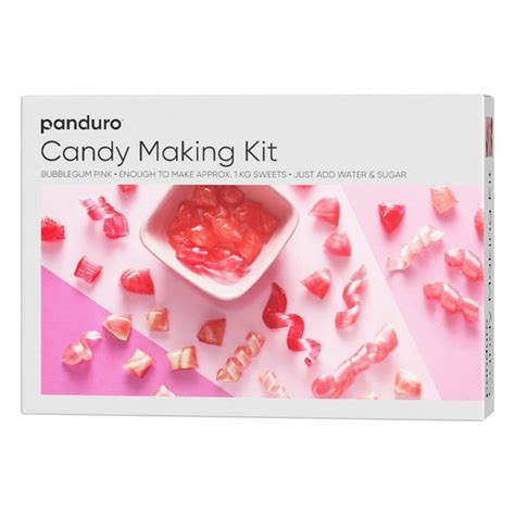 Diy Kit Candy Making Kit Lav Rosa Bolsjer Med Smag Af Bubblegum