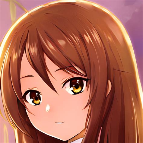 Brown Hair Yellow Eyes Anime Girl By Blubird2 On Deviantart