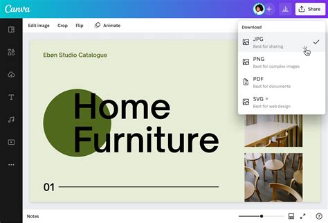 Convertir de PDF a en línea gratis Canva