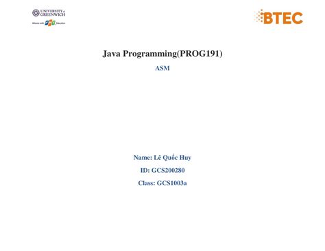 le quoc huy gcs2002 80 prog191 asm java programming prog191 asm name