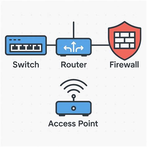 Switch Router Farkı Firewall Access Point ve VLAN