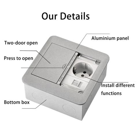 Computer Network Floor Plug Socket Rj45 Data Floor Socket Outlet Floor Socket And Pop Up Floor
