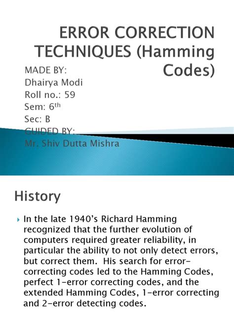 Hamming Code Pdf Theory Of Computation Areas Of Computer Science